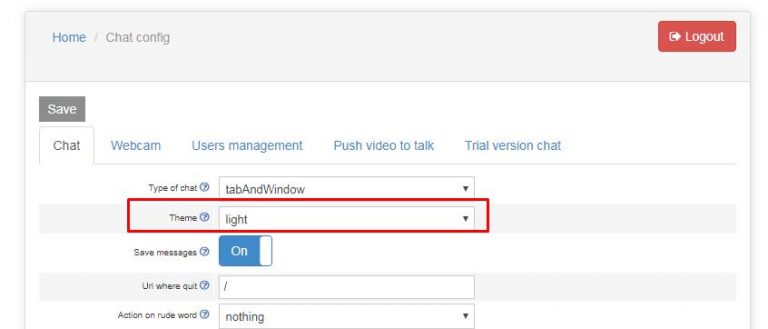 theme – HTML5chat, free html5 video chat